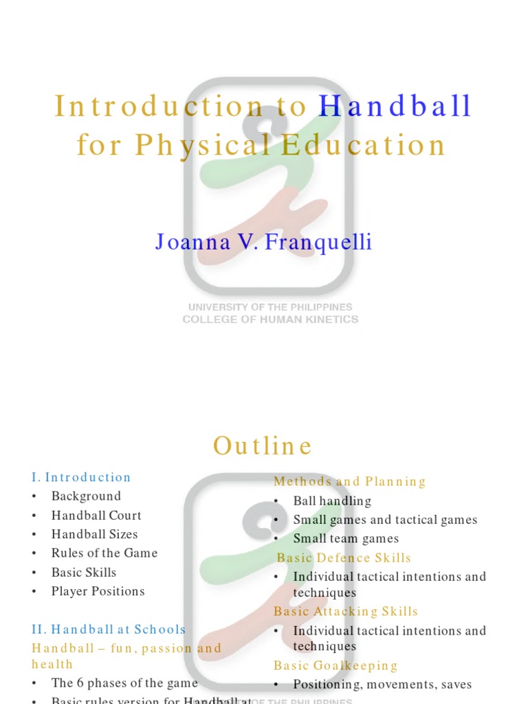 Handball Skills and Teaching Methods | PDF | Sports | Ball Games