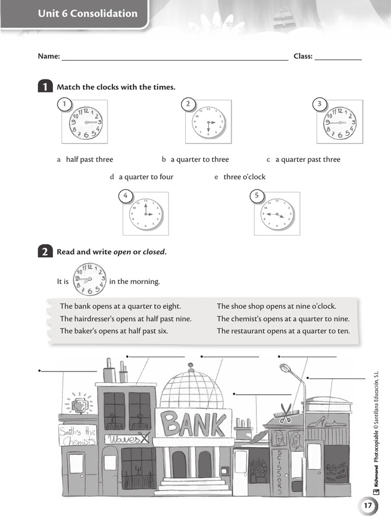Wonder 3 Unit 6 Consolidation PDF | PDF