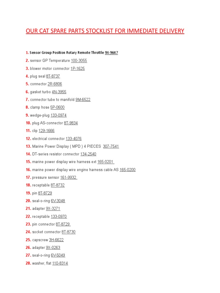 OUR_CAT_SPARE_PARTS_STOCKLIST_FOR_IMMEDIATE_DELIVERY_2017_1.odt ...