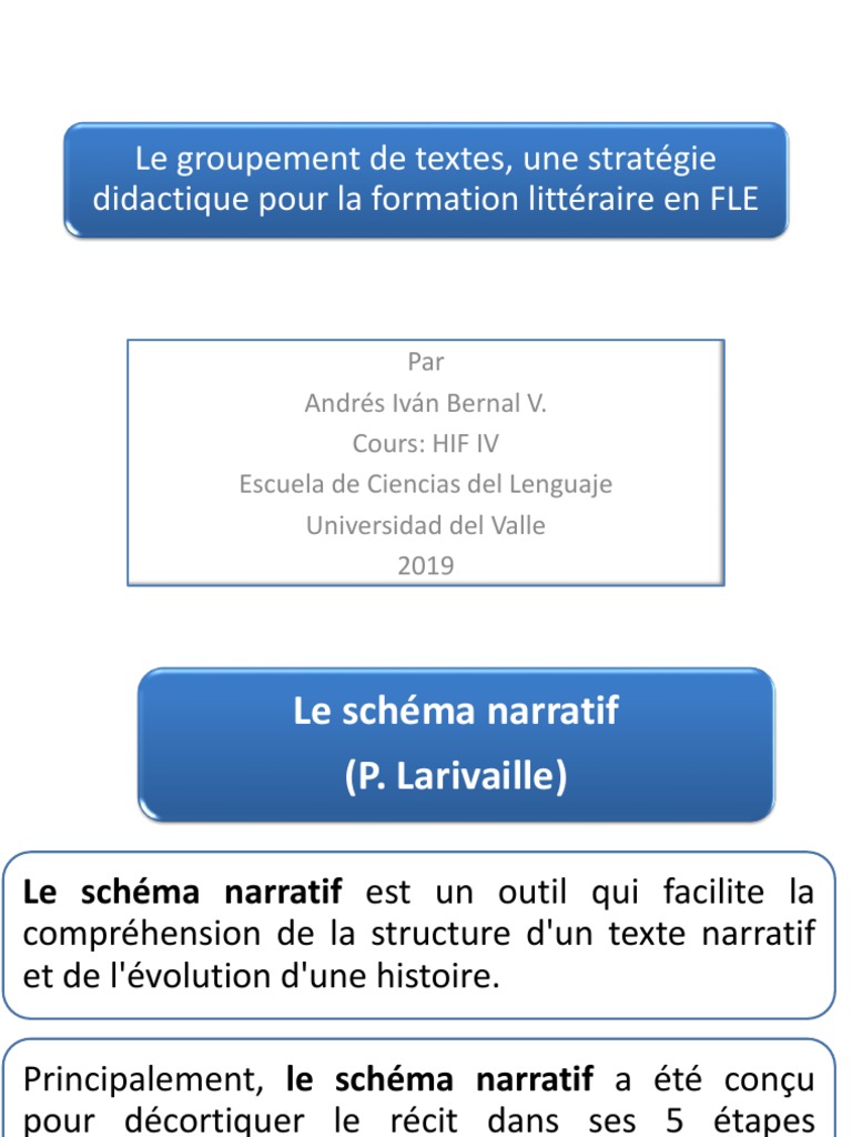 Stratégies Narratives en FLE | PDF
