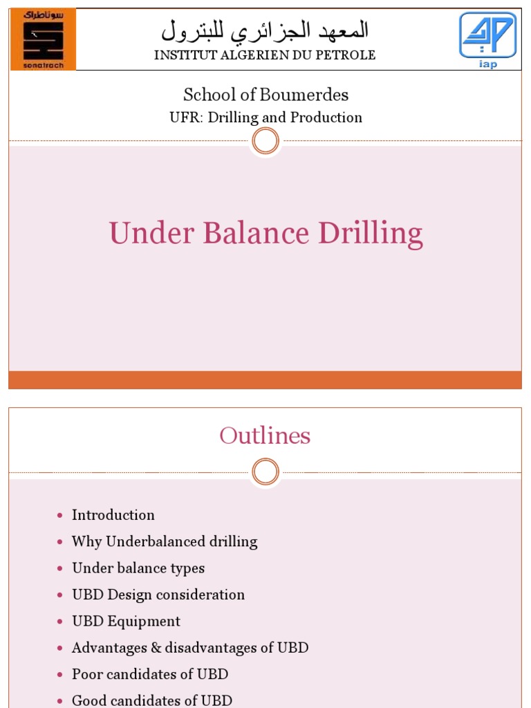 Underbalanced Drilling Techniques for Enhanced Oil Recovery | PDF | Oil ...