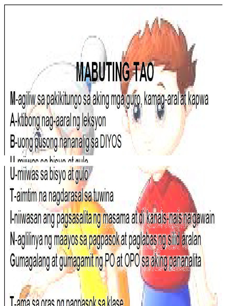 Mabuting Tao Geoff | PDF