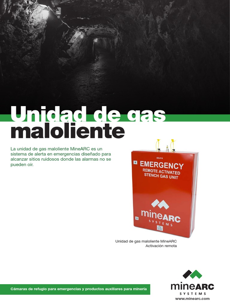 Brochure - Unidad de Gas de Alerta | PDF | Minería | Energía y recursos