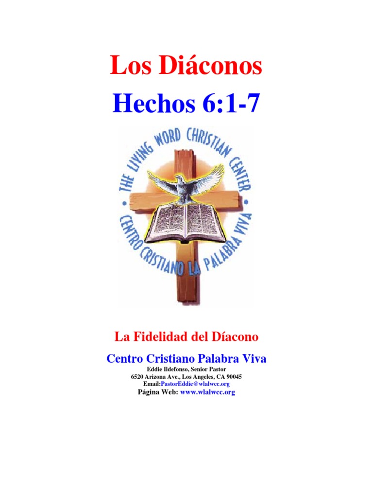 10 Los Diácones Hechos 6 1 7 | PDF | Oración | Cristo (título)