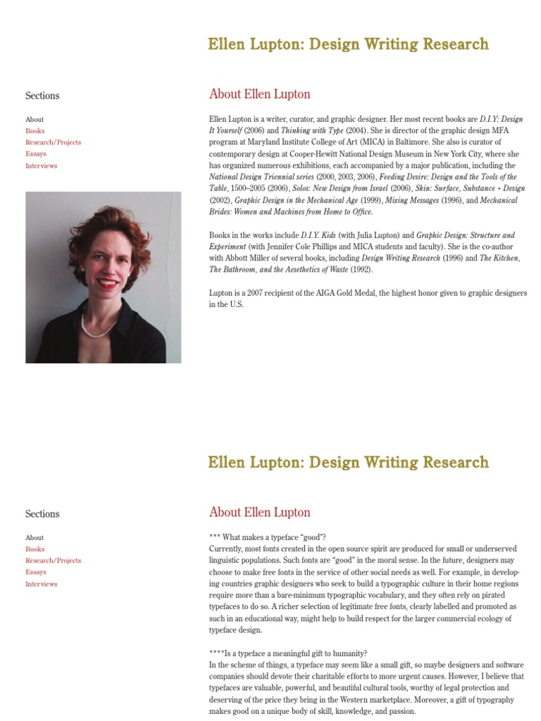 Ellen Lupton | PDF | Typography | Typefaces