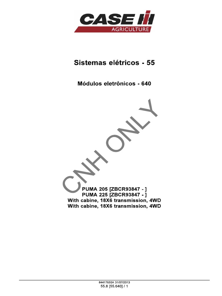 Sistema Eletrico Puma 205 | PDF