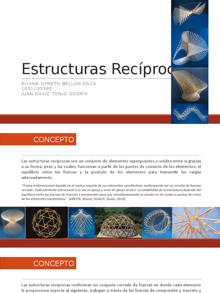 Estructuras Recíprocas | PDF | Geometría | Formas geométricas