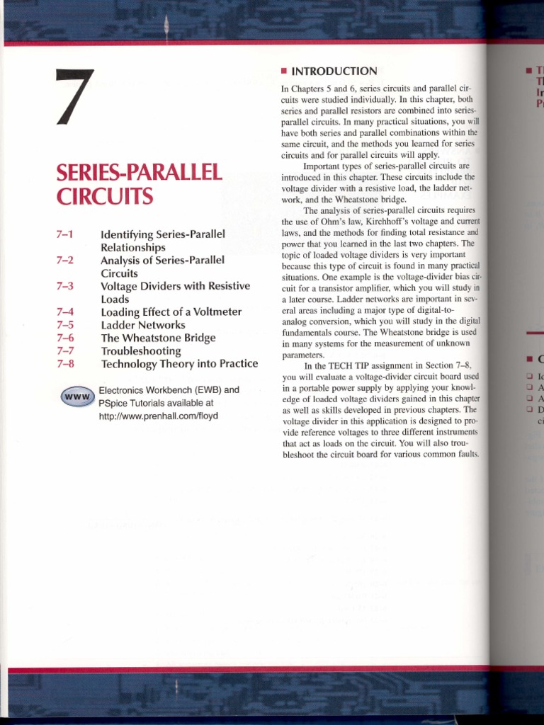 PoEC 7 Series Parallel Circuits PDF | PDF | Series And Parallel ...