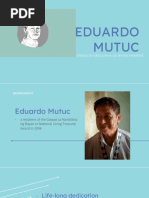 Eduardo Mutuc'S Artworks | PDF