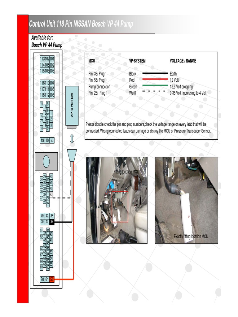 Installation and Operation Instructions for a Bosch VP 44 Fuel Pump ...