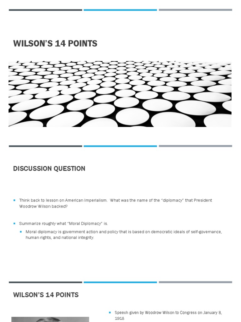 Wilsons 14 Points | PDF