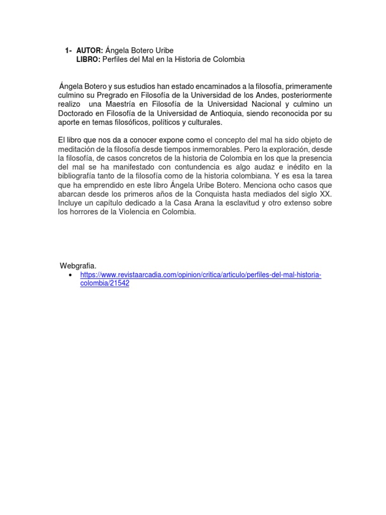 Angela Botero Uribe | PDF