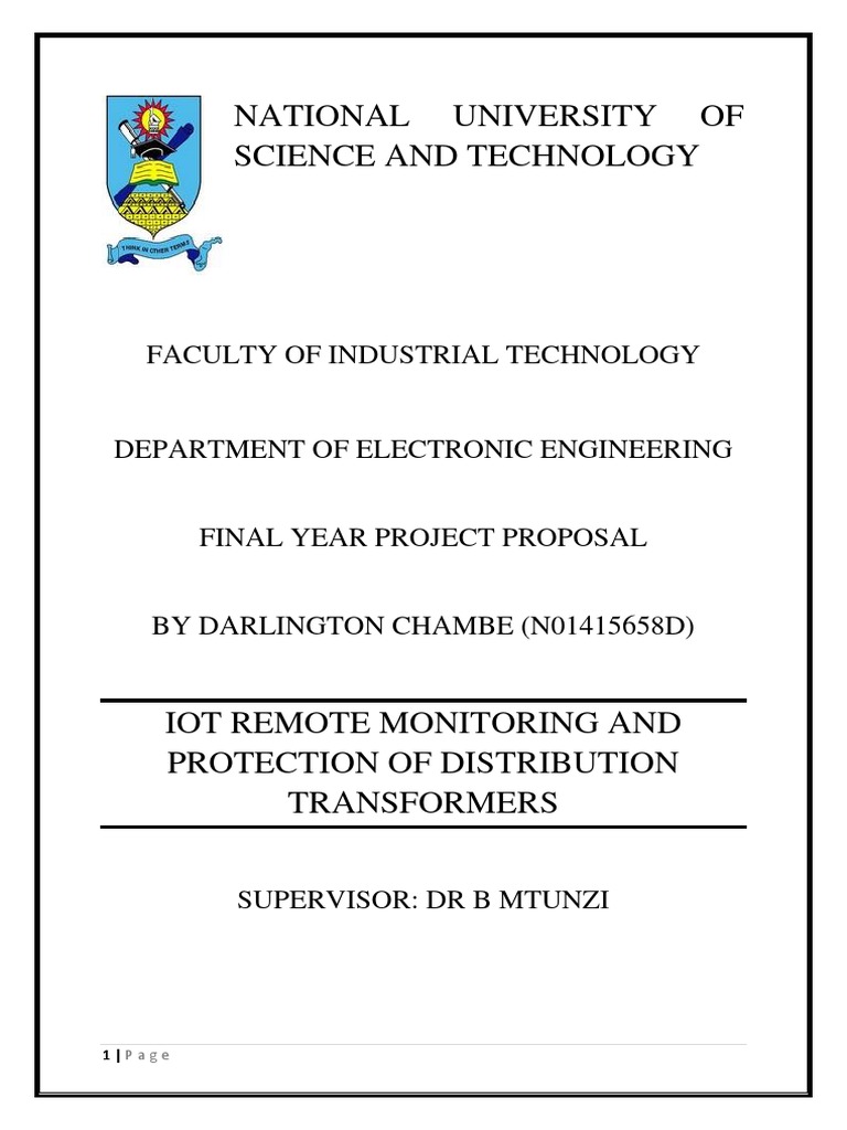 Revised Transformer Project Proposal | PDF | Electrical Substation ...