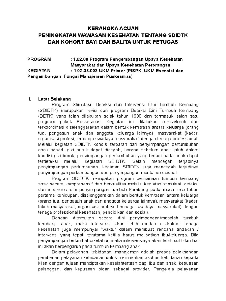 Kak Sdidtk 2019 | PDF