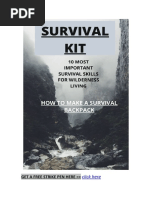 101 Essential Survival Skills Checklist | PDF | Survival Skills ...