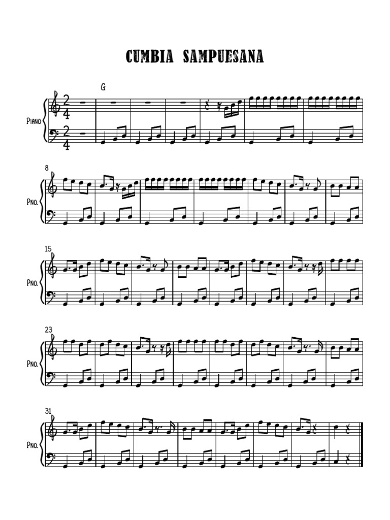 Cumbia Sampuesana PDF | PDF