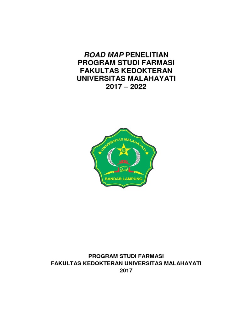 Road Map Penelitian Prodi Farmasi2 | PDF