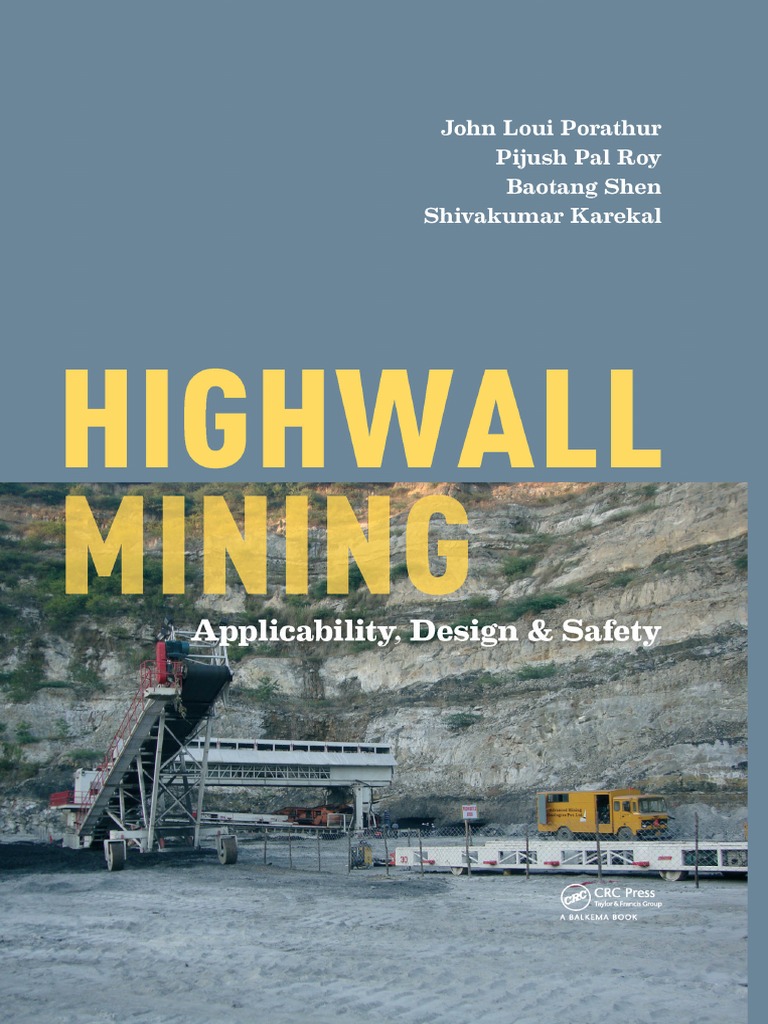 Highwall Mining Explotacion Superficial | PDF | Coal Mining | Surface Mining