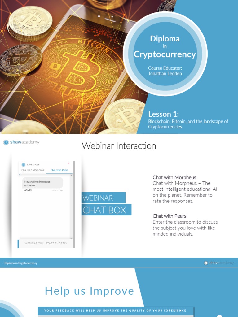 Crypto Lesson 1 Slides 2 | PDF | Cryptocurrency | Bitcoin