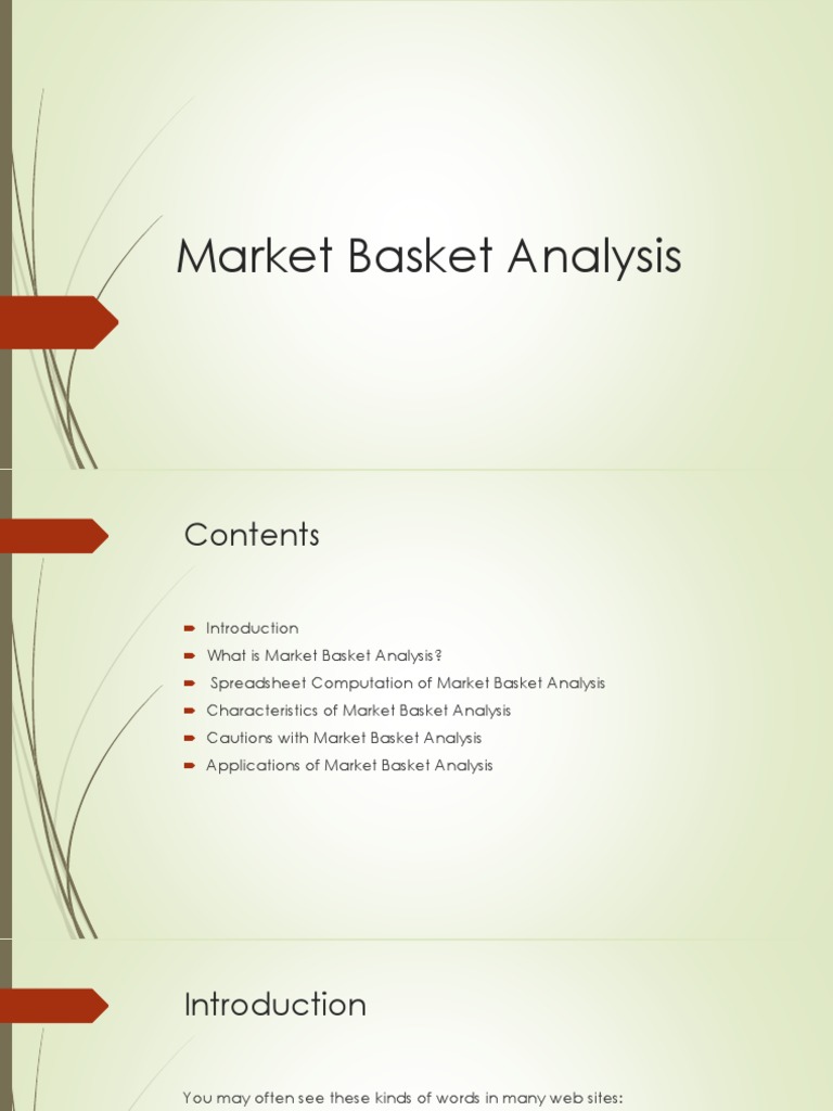 Market Basket Analysis | PDF | Applied Mathematics | Cognitive Science