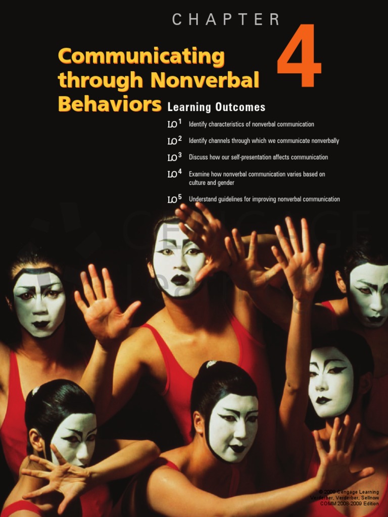 Nonverbal Communication Verderber COMM - Ch04 - Website PDF | PDF ...