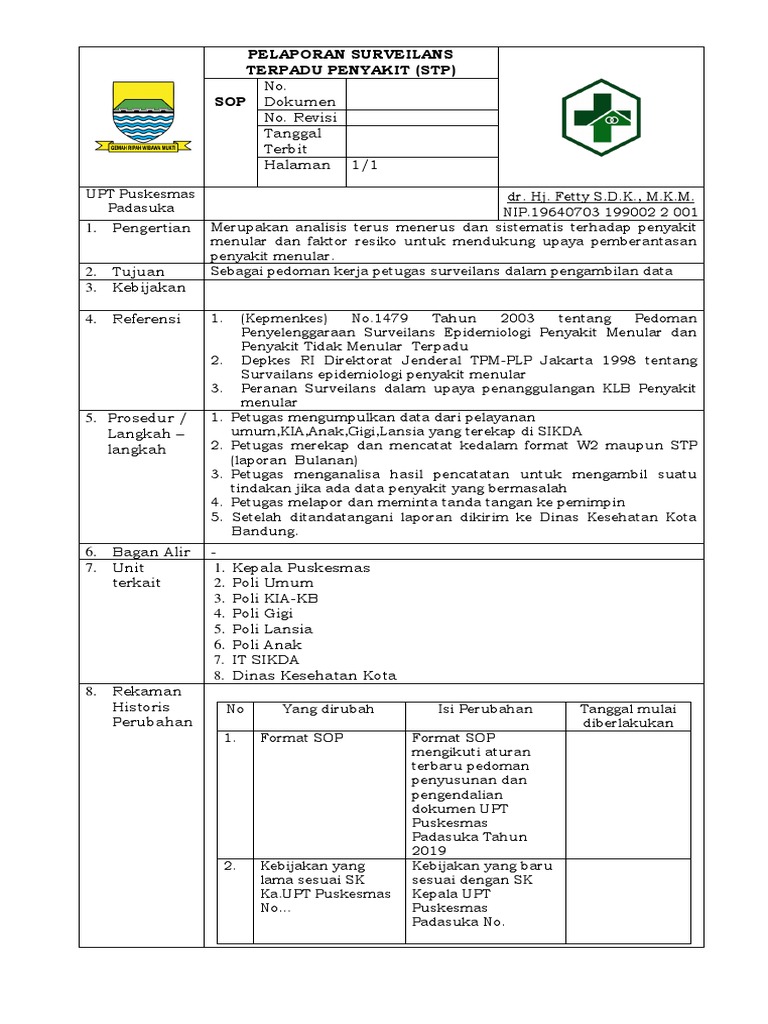 Sop STP Dan KLB | PDF