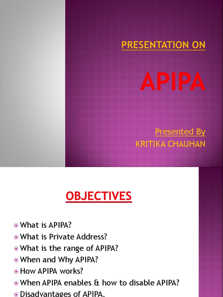 Apipa 180129070109 | PDF | Ip Address | Network Architecture
