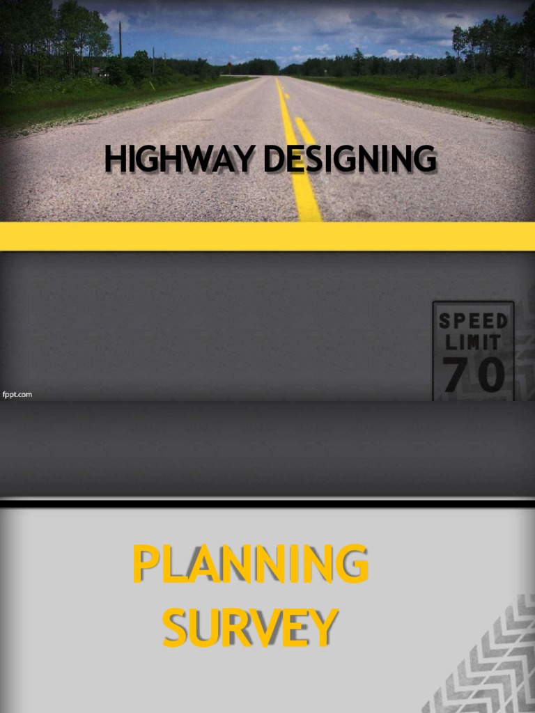 Highway Design | PDF | Road | Surveying