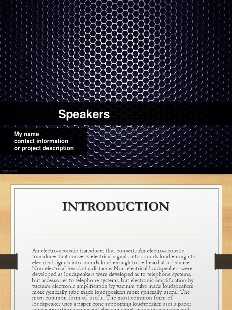 Types of Loudspeakers Explained | PDF | Loudspeaker | Radio