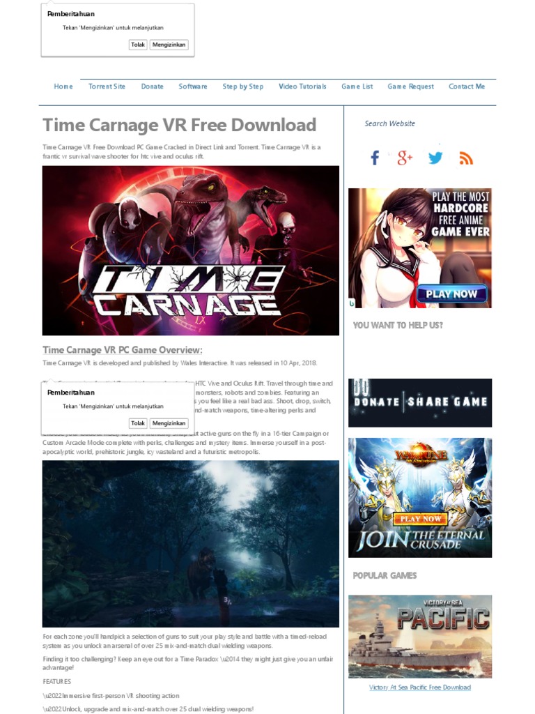 Time Carnage VR Free Download IGGGAMES PDF | PDF | Advanced Micro Devices | Microsoft Windows