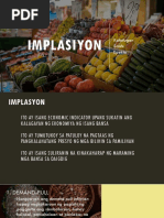 Dahilan at Bunga NG Implasyon | PDF