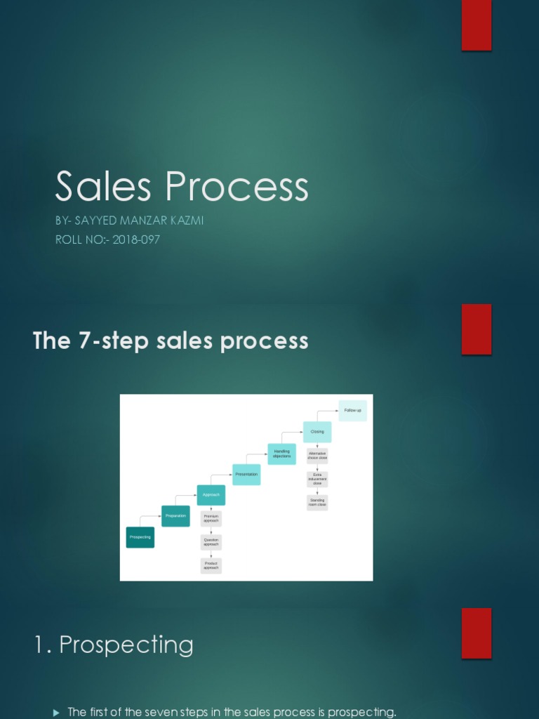 Sales Process | PDF | Sales | Microeconomics
