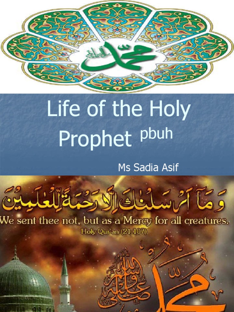 Class 8th-Islamiat - Life of The Holy Prophet-PRESENTATION | PDF ...