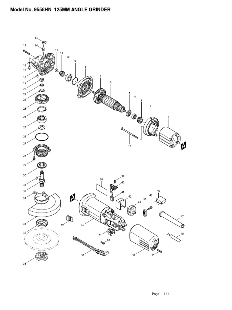 9558HN Spare Parts | PDF | Machines | Mechanical Engineering