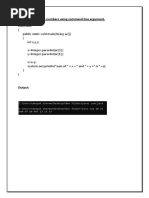 Object Oriented Programming (SWE-103) Lab Exam: Source Code | PDF | Method (Computer Programming ...
