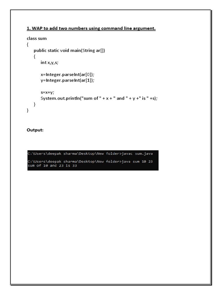 Java Practical Pdf Object Oriented Programming Computer Programming 