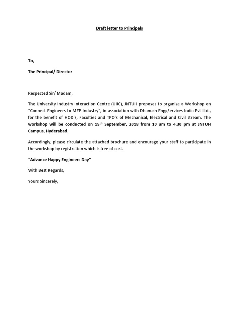 Workshop Invitation for Engineering Faculty | PDF