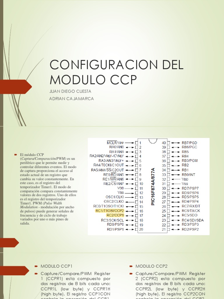 Configuracion Del Modulo CCP | Descargar gratis PDF | Ingenieria ...