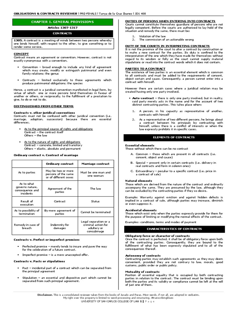 3 Oblicon Prefinals PDF | PDF | Treaty | Mortgage Law 3 Oblicon Prefinals PDF | PDF | Treaty | Mortgage Law