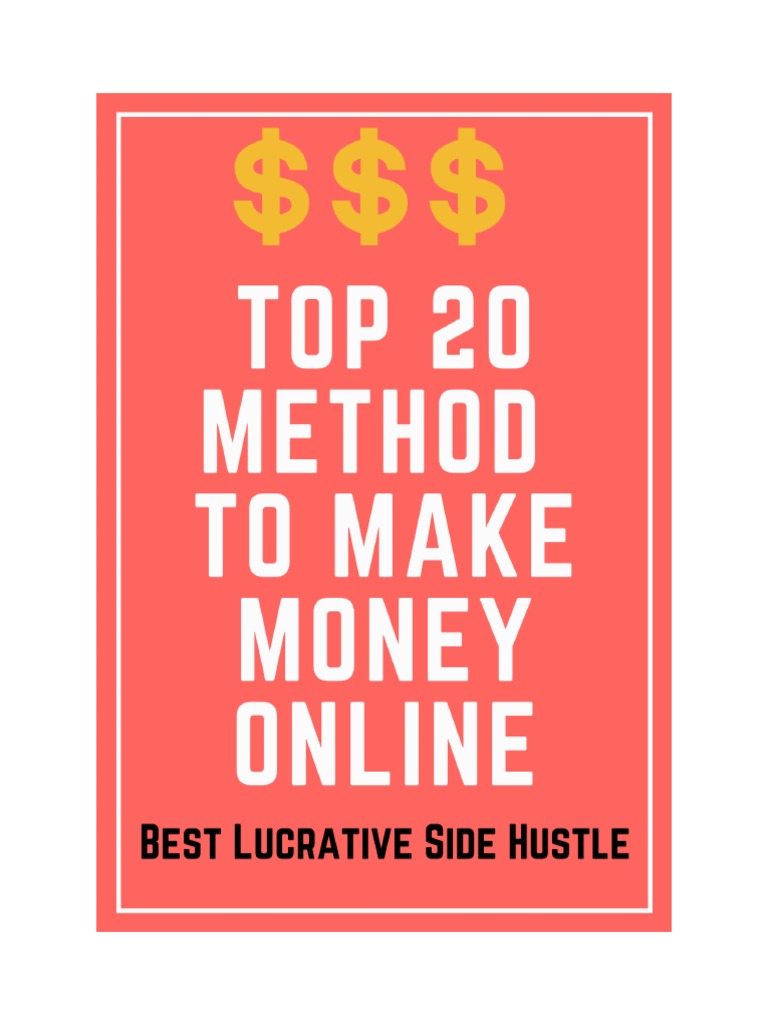 TOP 20 Method To Make Money Online | PDF | You Tube | Social Media