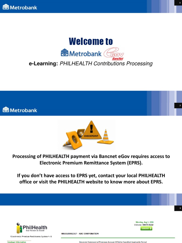 Guide to PhilHealth Payment Processing | PDF | Personal Identification ...