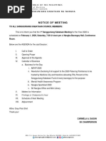 Sample SK Minutes of Meeting | PDF | Youth Organizations | Local Government