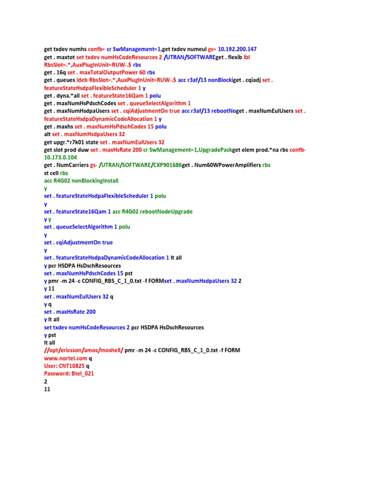 Network Configuration Commands Guide | PDF | Computers