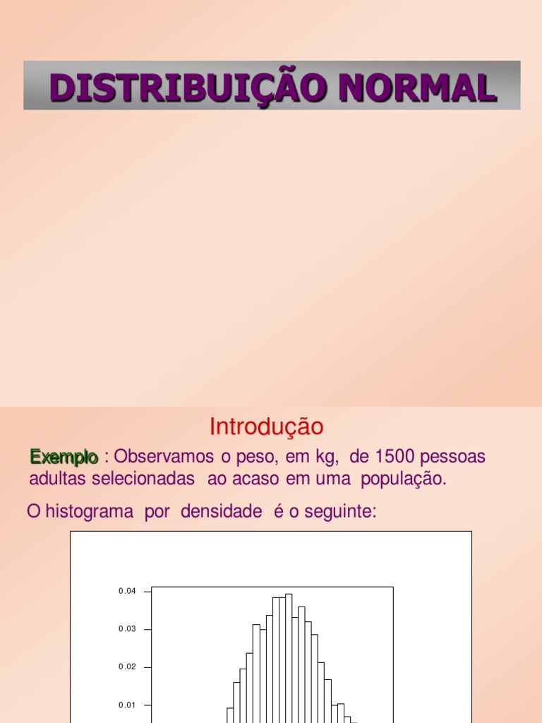 Aula 6 Distr. Normal | PDF