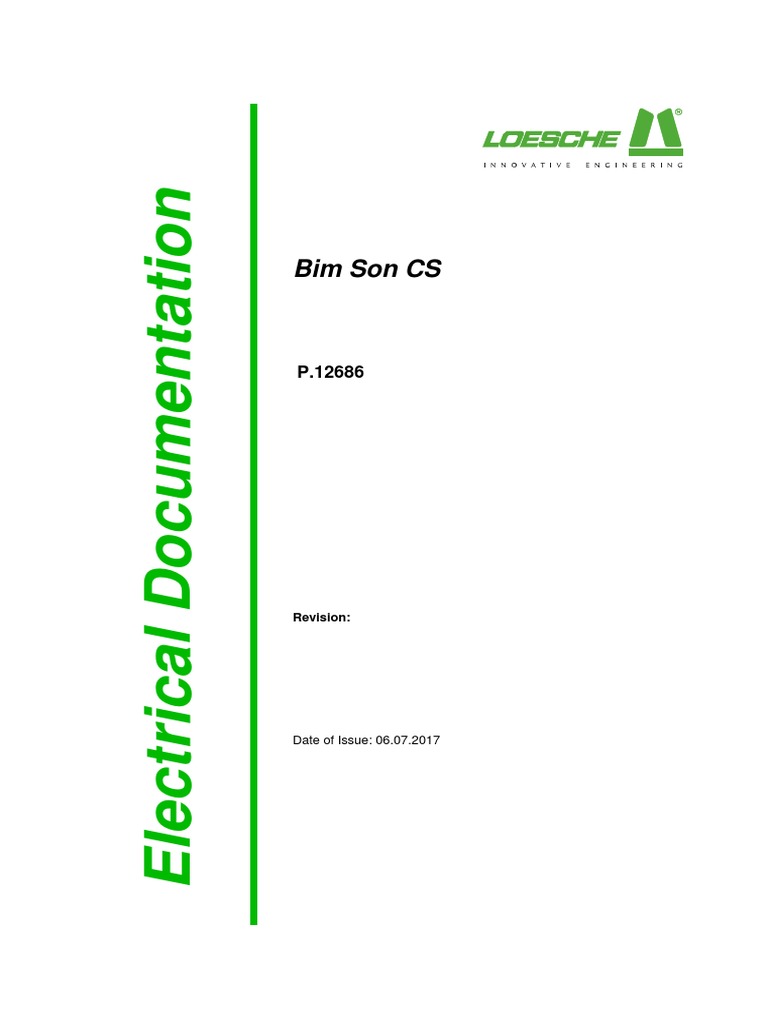 Electrical Documentation - Table of Contents - Structure | PDF ...