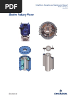 Shafer Rotary Vane Manual: Install & Operate | PDF | Valve | Pump