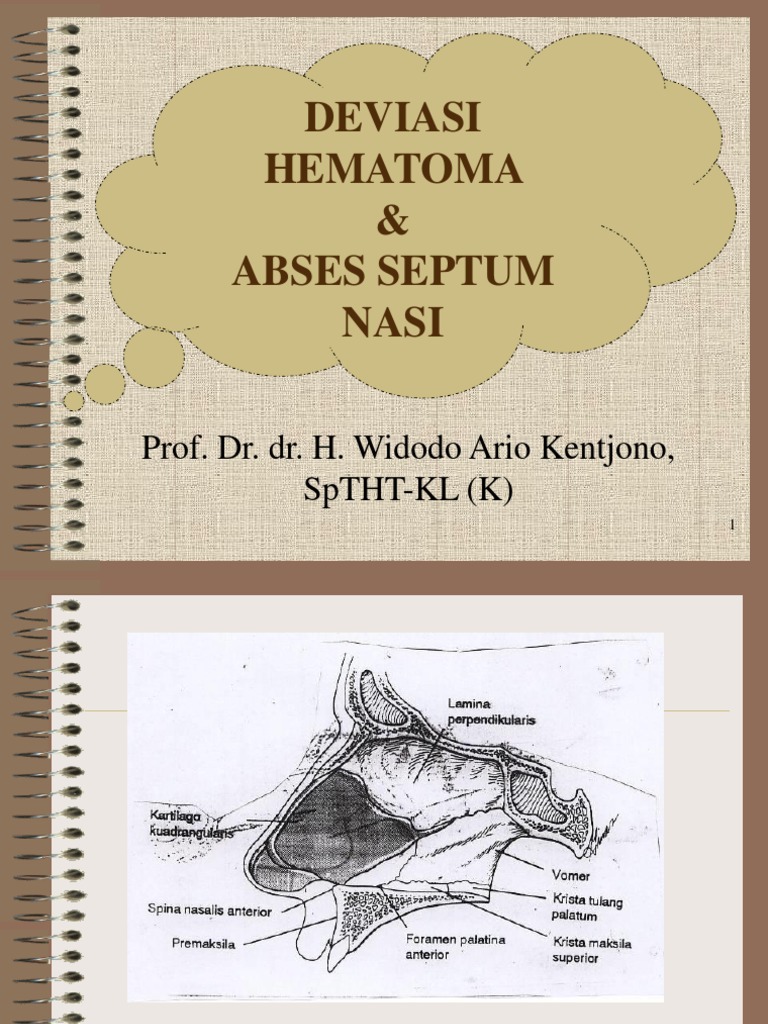 Deviasi, Hematoma & Abses Septum Nasi | PDF
