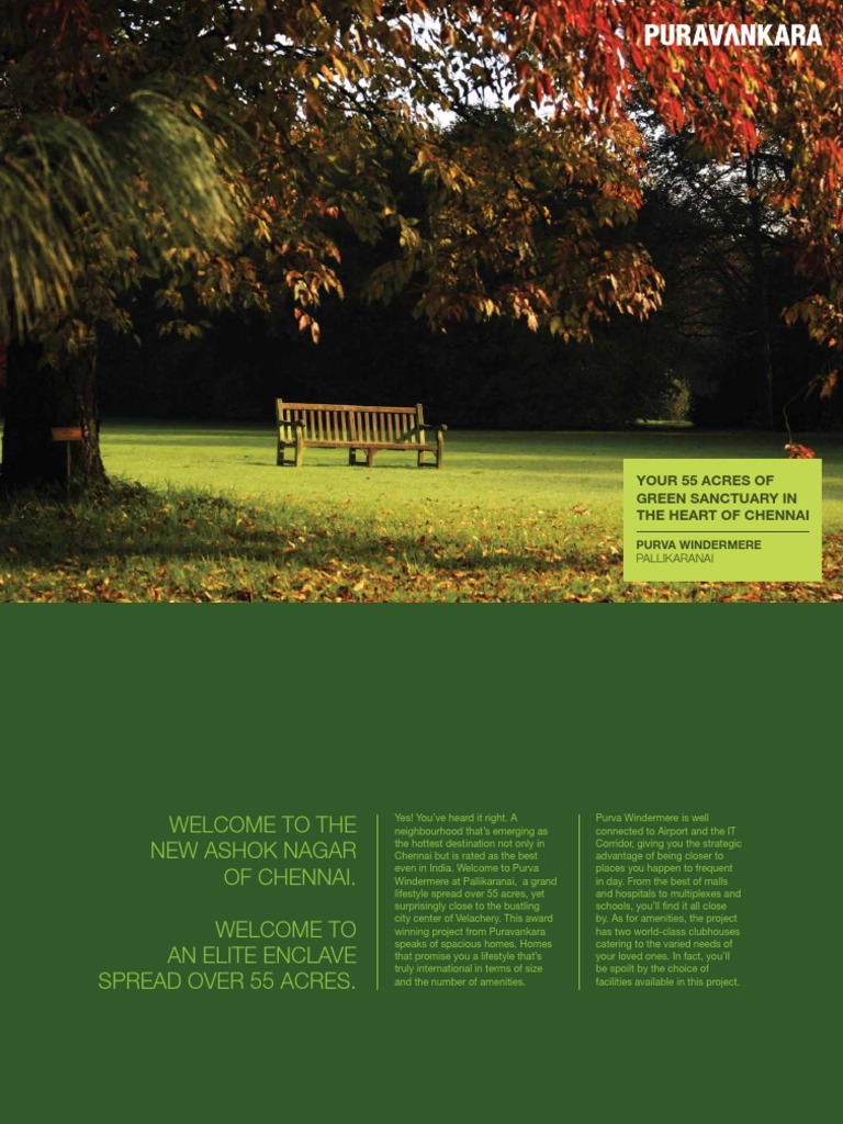 Purva Windermere Brochure PDF | PDF | Architectural Elements | Building Engineering