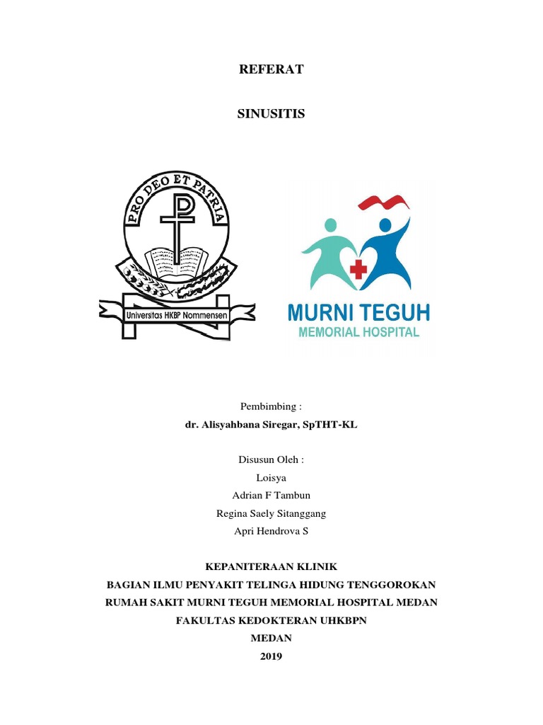 Referat Sinusitis | PDF