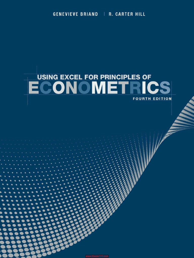 Econometrics Using Excel Pdf Pdf Regression Analysis Errors And Residuals 